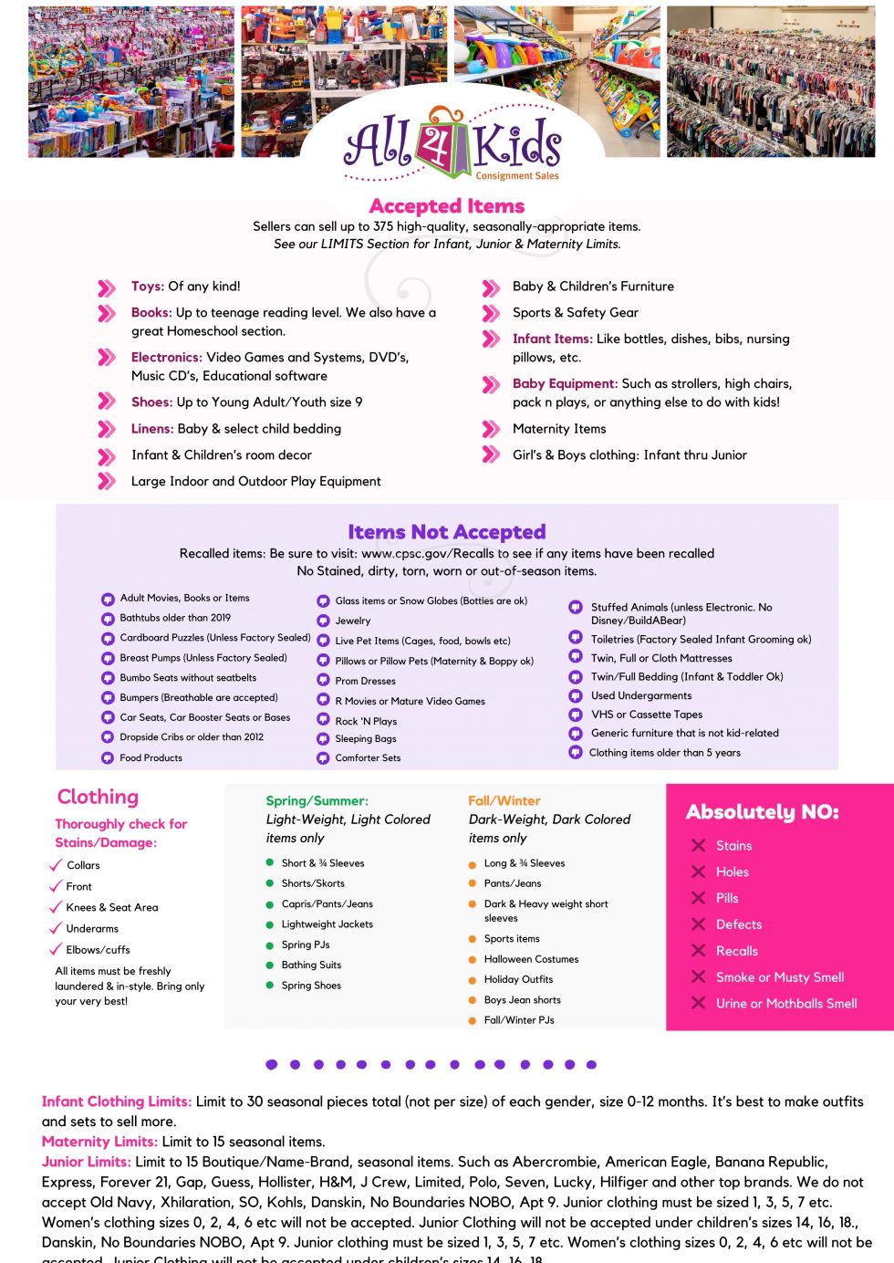 Sell - All 4 Kids Children’s Consignment Sales